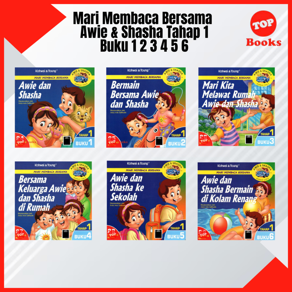 [TOPBOOKS Kohwai Kids] Buku Bacaan : Mari Membaca Bersama Awie Dan ...