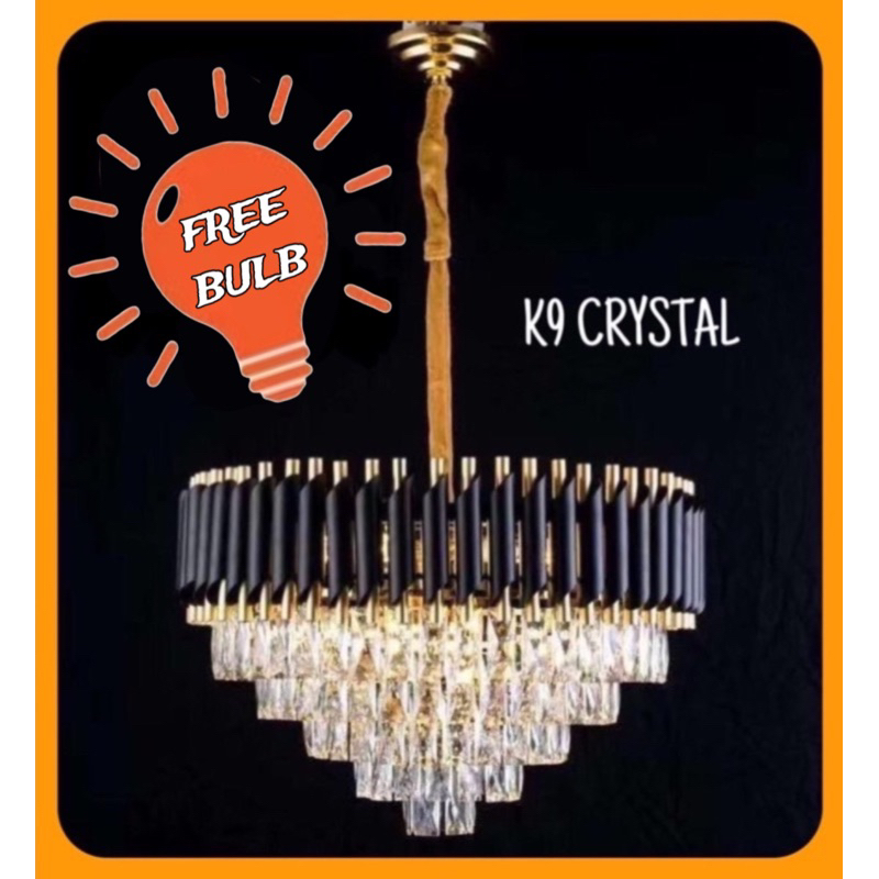 Modern 400mm/500mm/550mm kristal lampu crystal hanging / siling light ...
