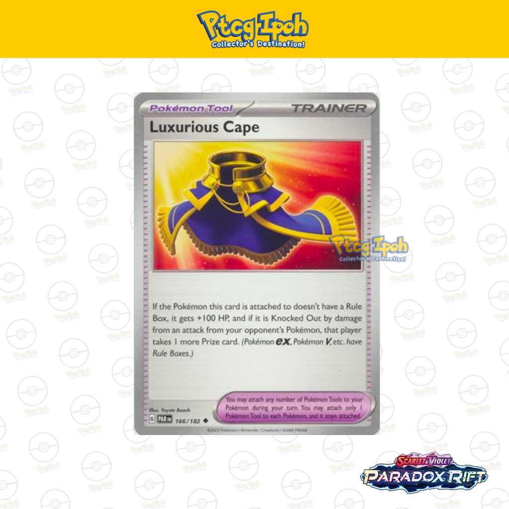 [Pokémon TCG] Pokemon Paradox Rift : Luxurious Cape - 166/182 ...