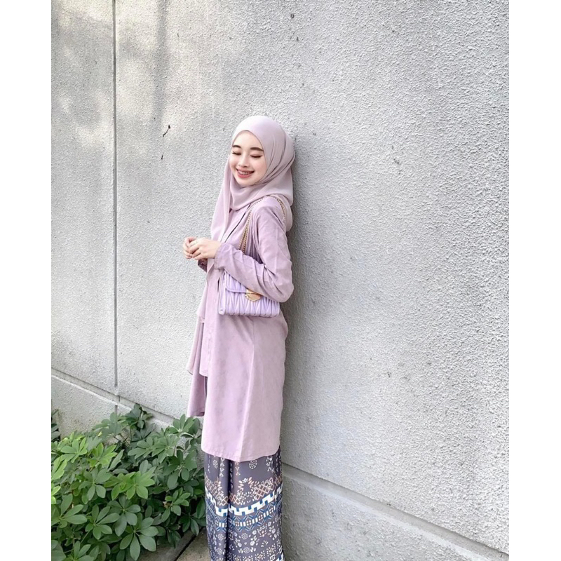 SALE RAYA Rayyan Haya' Maharani Kebarung Embroidery Cotton Long Sleeve ...