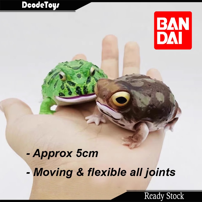 Bandai Pacman Frog Rain frog Horned frog Gashapon Repti 青蛙 钟角蛙 散疣 短头蛙 ...