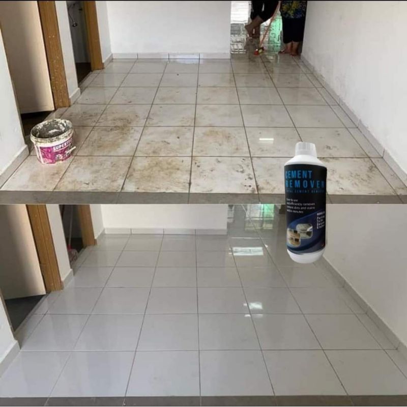 Cement Remover & Home shampoo kilat mozek dan tiles simen karat kulat ...