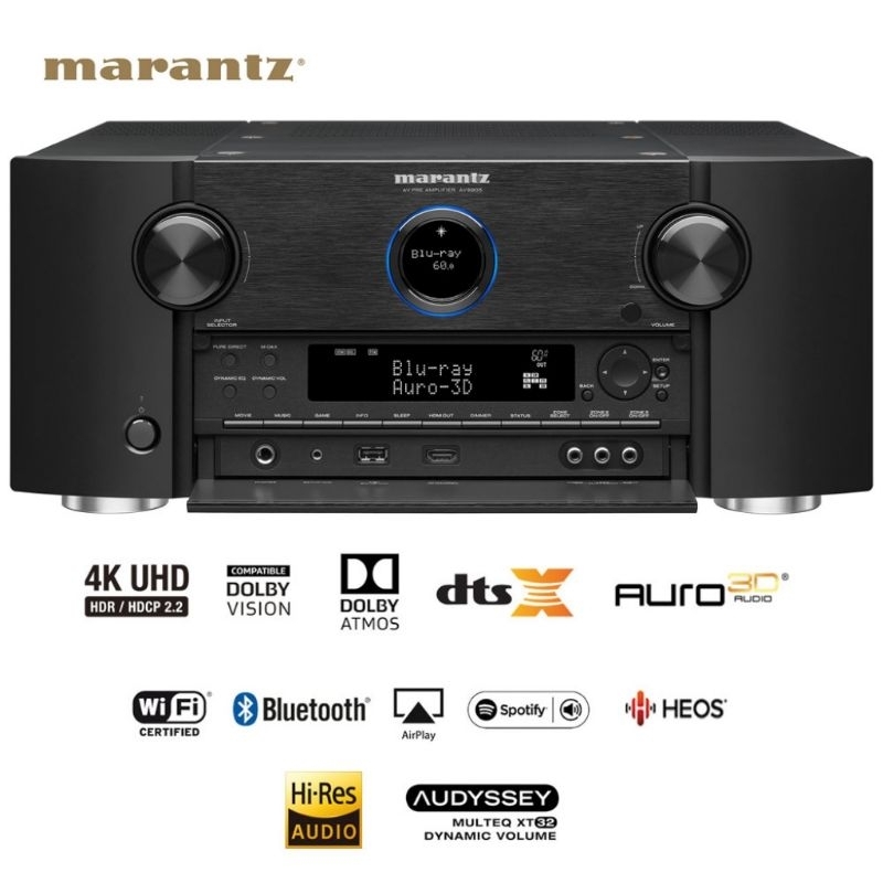(used set) marantz av receiver sr7008 movie amplifier network amplifier ...