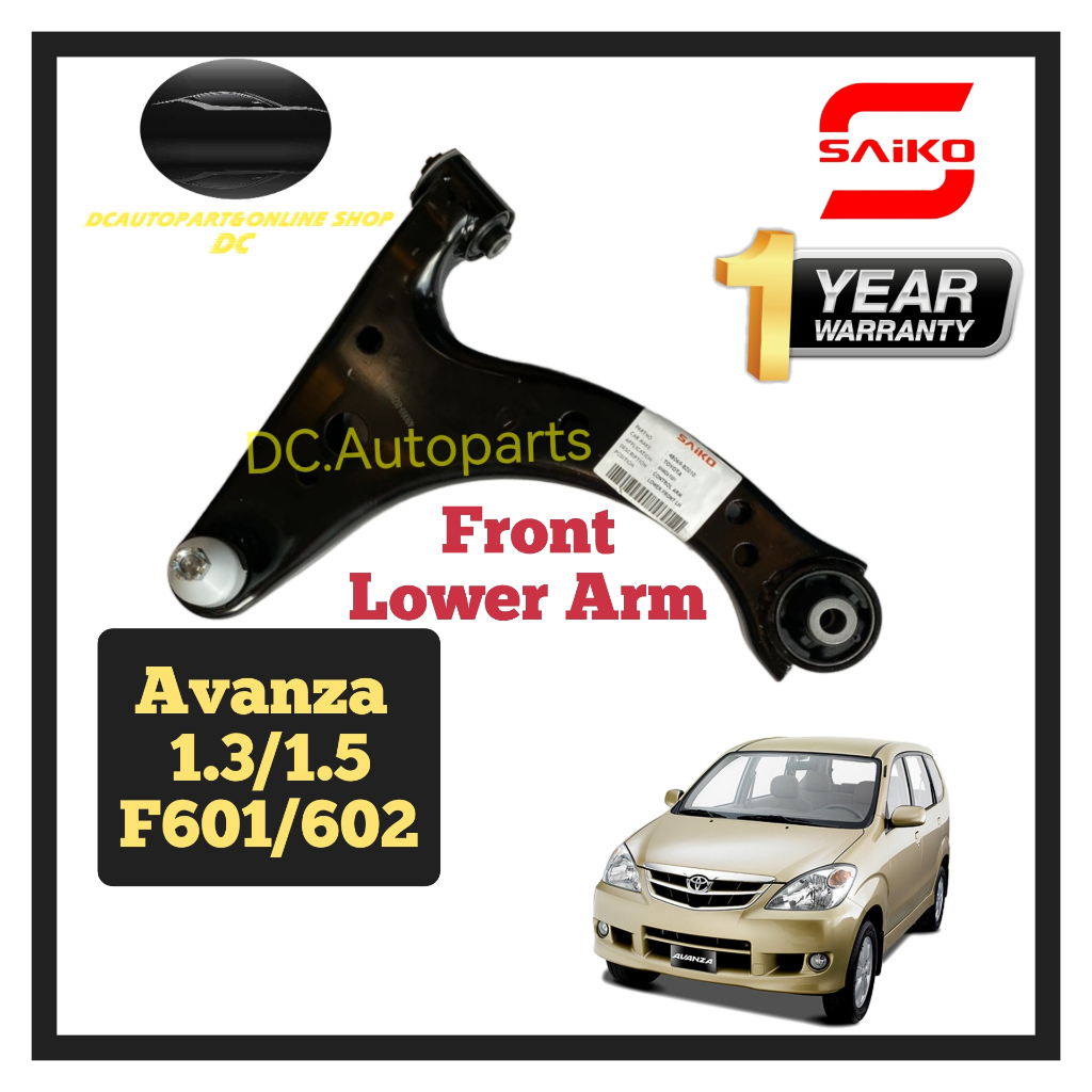 SAIKO CONTROL LOWER ARM TOYOTA AVANZA 1.3 1.5 2003-2011 F601 F602 FRONT ...