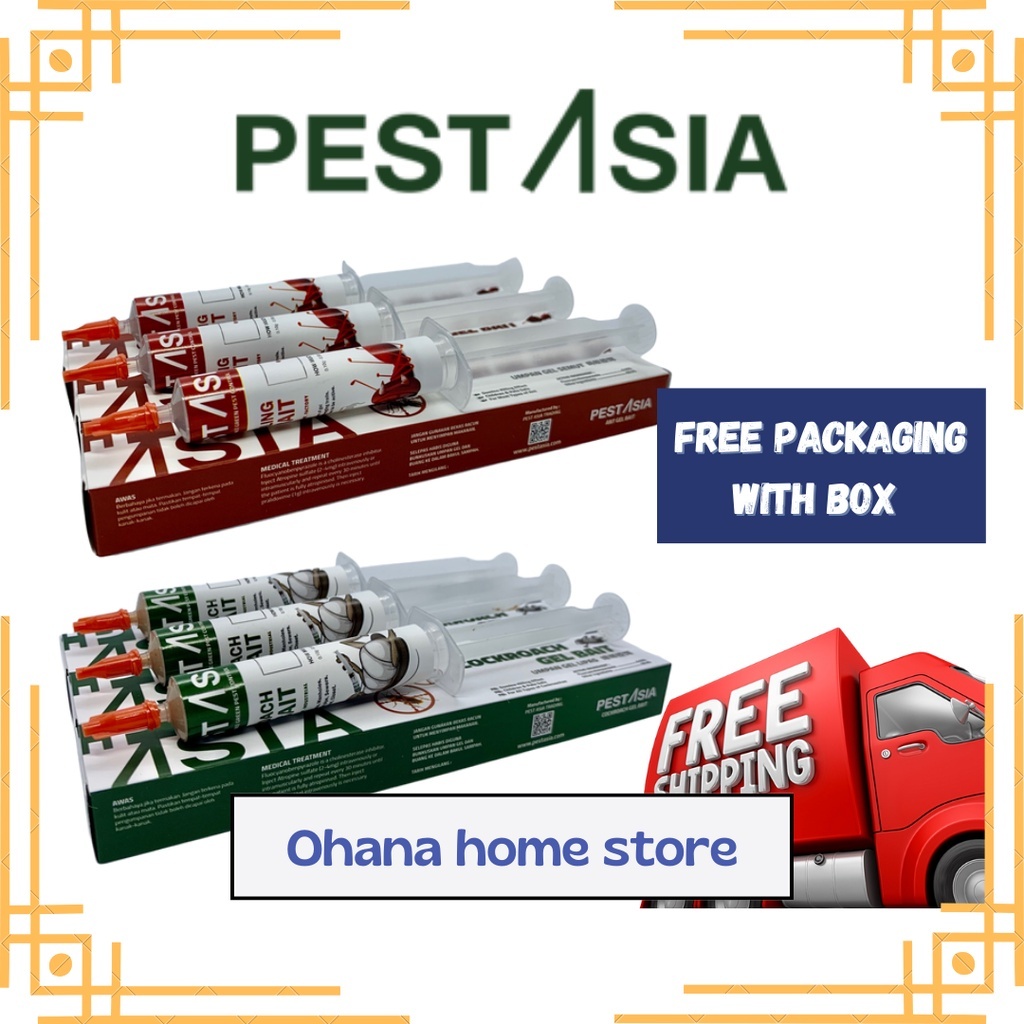 [ 15% discount] PEST ASIA Eco Gel Bait Cockroach & Ant Killer/Ubat ...
