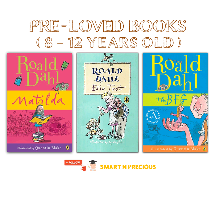 Roald Dahl Book Matilda James and the Giant Peach BFG Storybook for ...