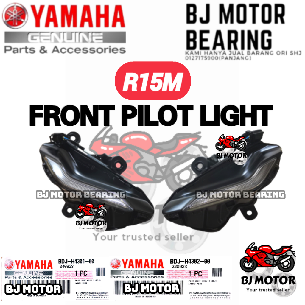 R15M FRONT LAMP LIGHT R15 M PILOT POSITION LAMP LAMPU DEPAN 100% ...
