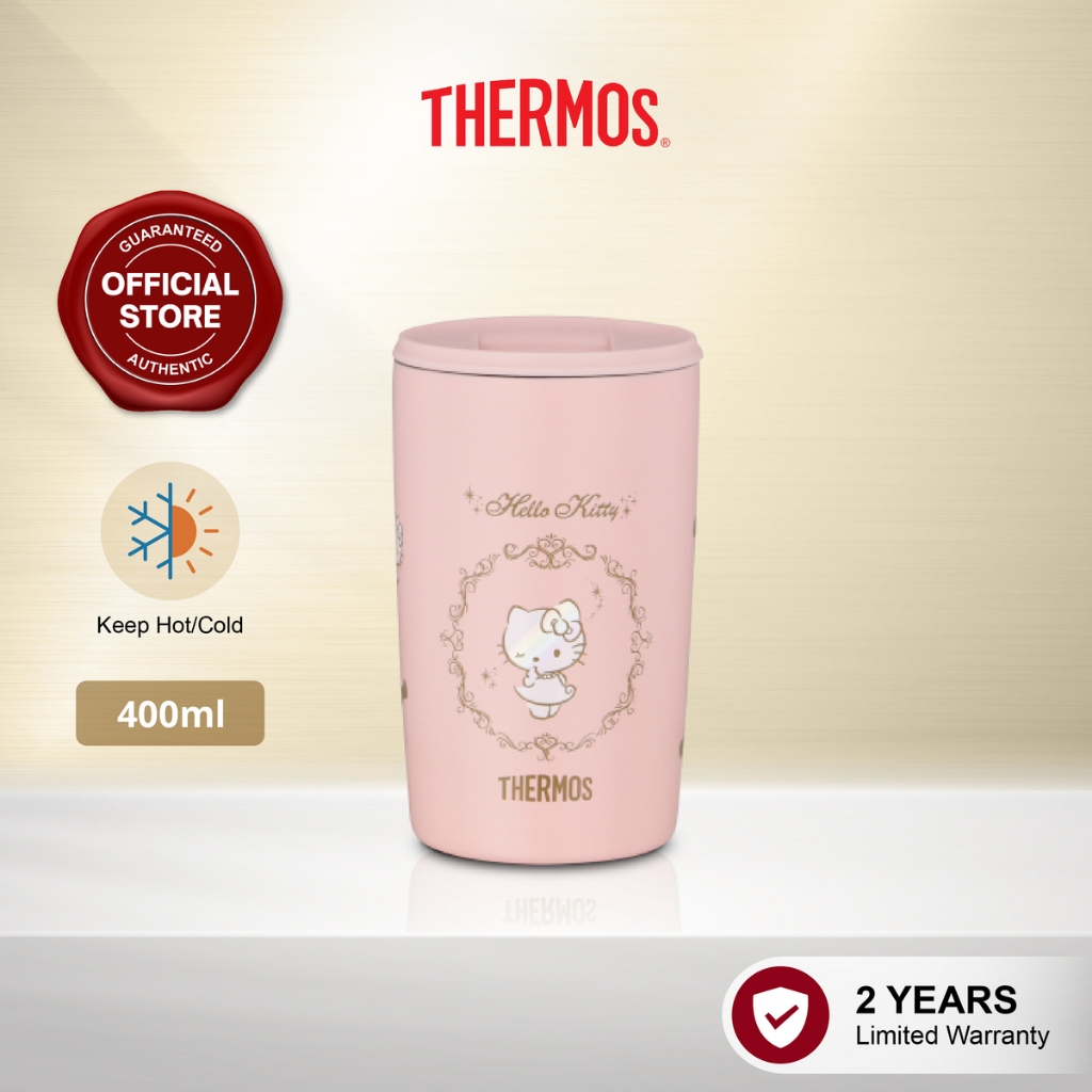 THERMOS 400ml Hello Kitty Insulated Mug with Lid [JDP-400KT23(PP)] | Shopee Malaysia