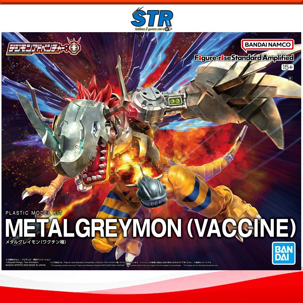 [NOV 2024] BANDAI Figure rise Standard Amplified Metal Greymon ...