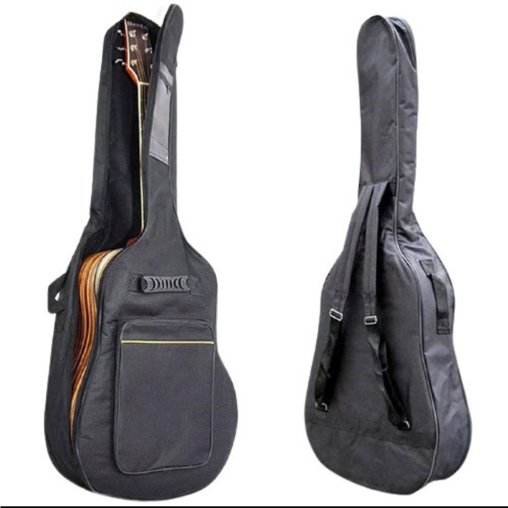 GUITAR BAG ACOUSTIC AND ELECTRIC / Padded Soft BEG GITAR AKUSTIK DAN ...