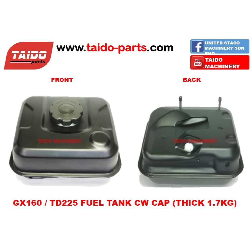HONDA ENGINE GX160 TD225 FUEL TANK CW CAP(1.7KG) | Shopee Malaysia