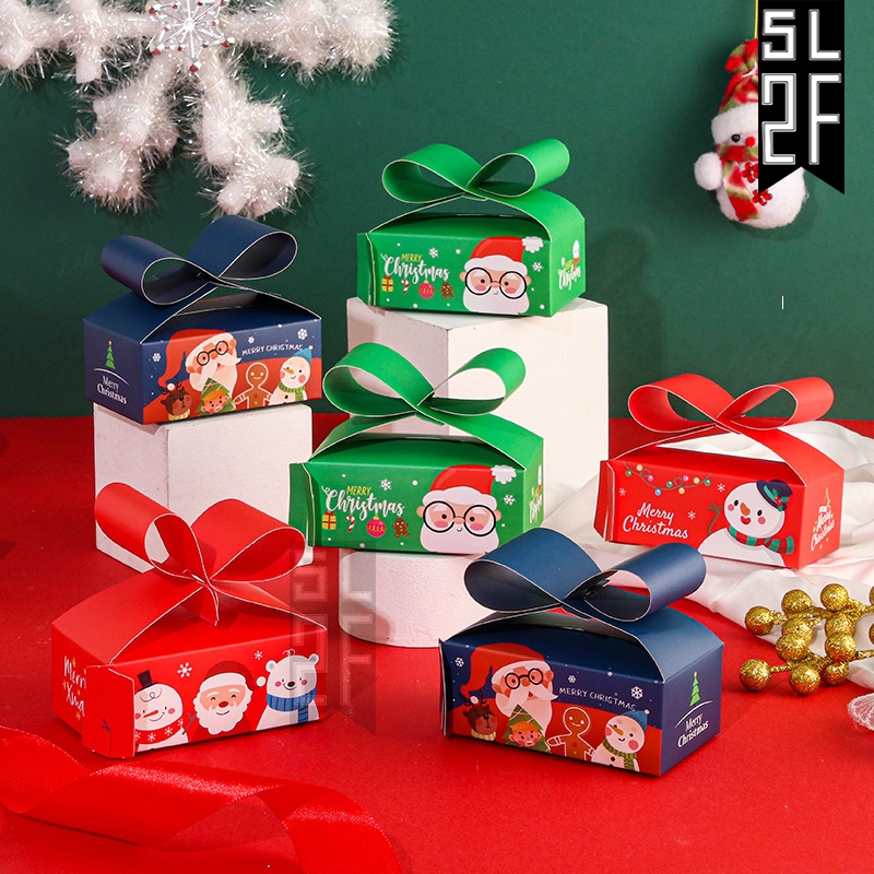Christmas Candy Packaging Box Christmas Eve Supplies Gift Box Baking ...