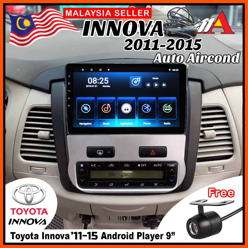 Toyota Innova '11-15 Allwinner Quad Core 9" IPS Screen Android Player ...