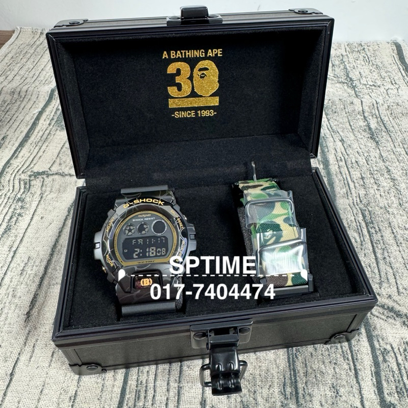 CASIO G-SHOCK X BAPE 30TH ANNIVERSARY SPECIAL MODEL GM-6900BAPE-1 / GM ...