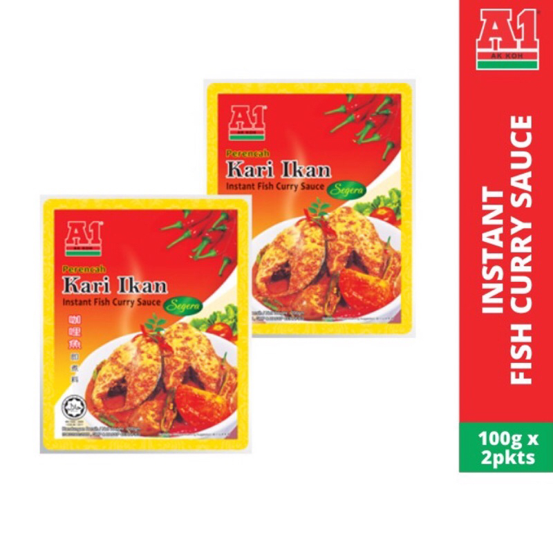 (2x100g)exp:10/24 A1 Instant Fish Curry Sauce | Shopee Malaysia