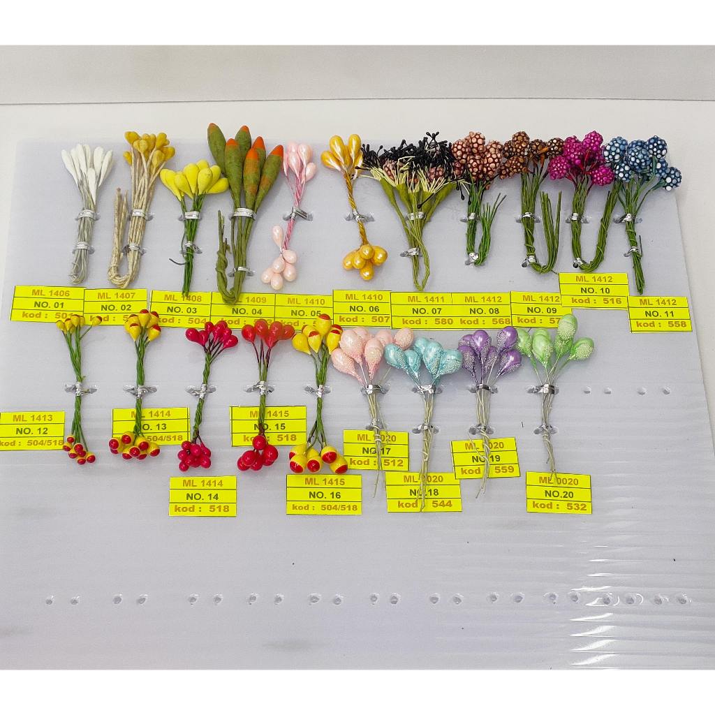 Inti bunga DIY berbagai jenis pilihan | Shopee Malaysia