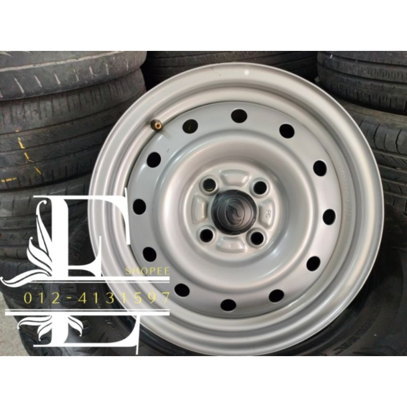 14 inch original axia rim Besi Rim Spare Rim basic VIVA KELISA KENARI ...