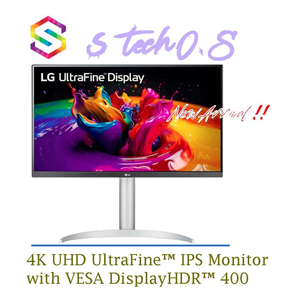 LG 27” Ultrafine 27UP650N-W IPS 4K UHD Monitor | Shopee Malaysia