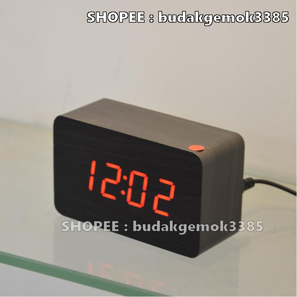 classic wooden clock with hidden led display ac 1299 | Shopee Malaysia
