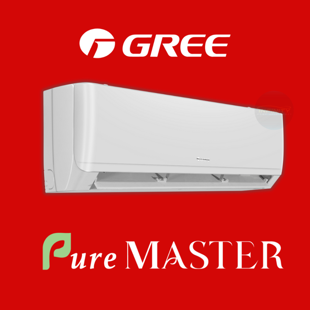 Gree 1HP, 1.5HP, 2.0HP & 2.5HP Cold Plasma LOMO N Series Golden Fin Air ...