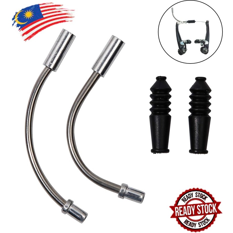 V-BRAKE Pipe Cable Guide Bend Pipe with Plastic Boots Sleeve | Shopee ...