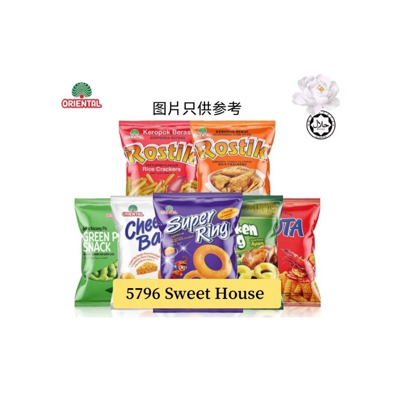 [Ready Stock] 60g Oriental Snek (7 Jenis Flavour) | Shopee Malaysia