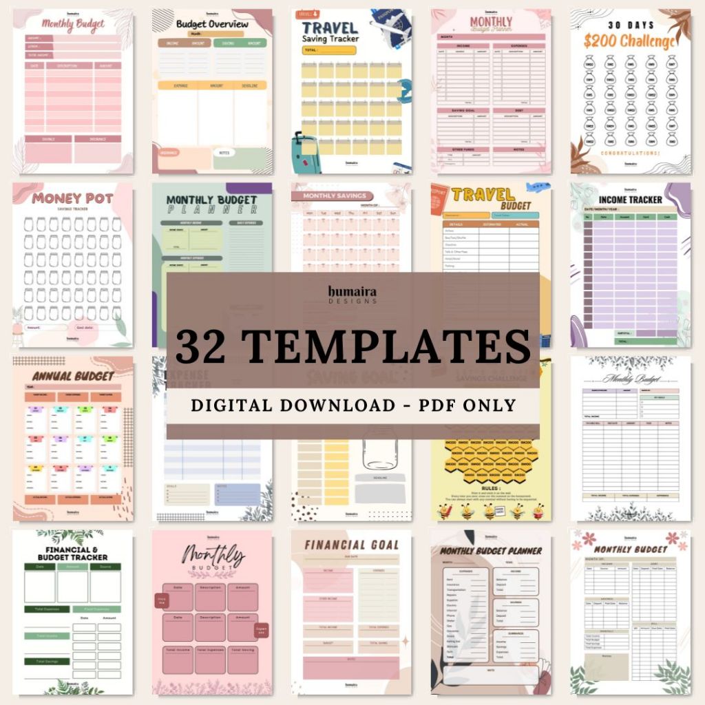 PDF Printable Money Planner | Shopee Malaysia