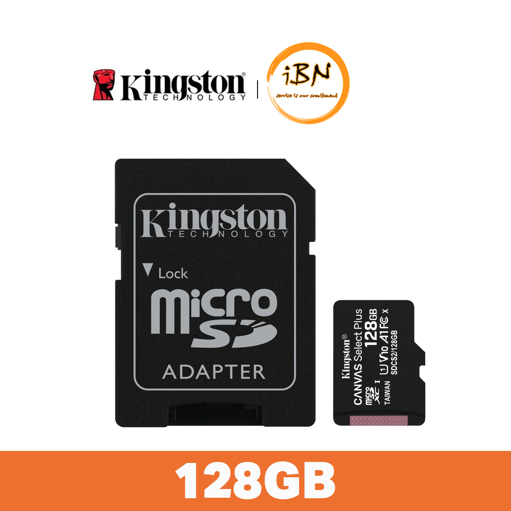 Kingston Micro SD Card Memory Card 100MB/s Canvas Select Plus Class 10 UHS-I Card SDCS2 (256GB ...
