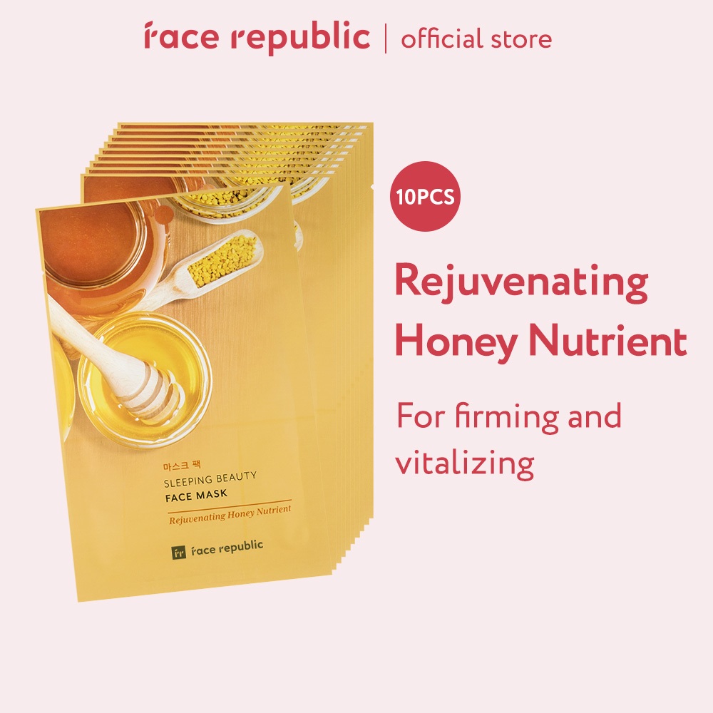 Face Republic Sleeping Beauty Face Mask Rejuvenating Honey Nutrient ...