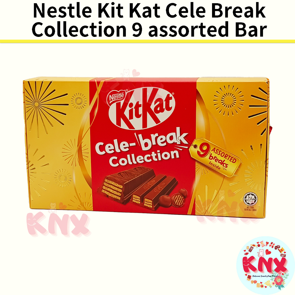 Nestle Kit Kat Gift Box Cele Break Pack 8 Festive Breaks Inside ...