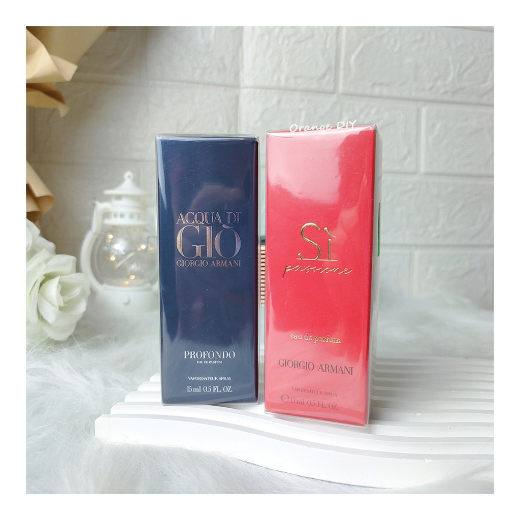 GA_Giorgio Armani My Way / Si Passione EDP / Acqua Di Gio Profondo EDP ...