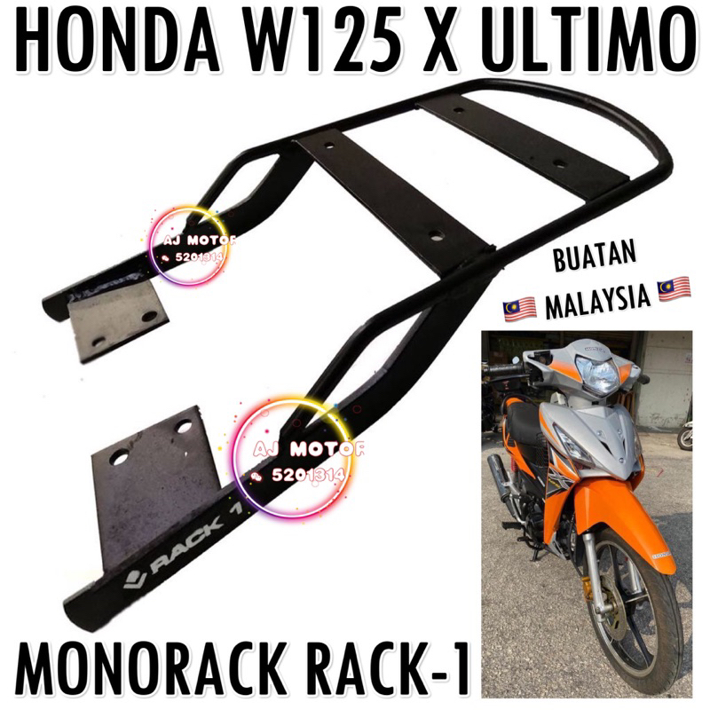 HONDA W125X ULTIMO MONORACK RACK-1 W125 X WAVE125X WAVE125 WAVE 125X ...
