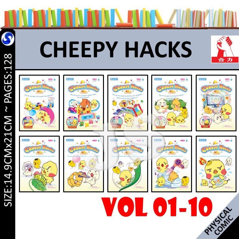 CHEEPY HACKS VOL 01-10 - COMIC VERSION ENGLISH - HUP LICK PUBLISHING ...