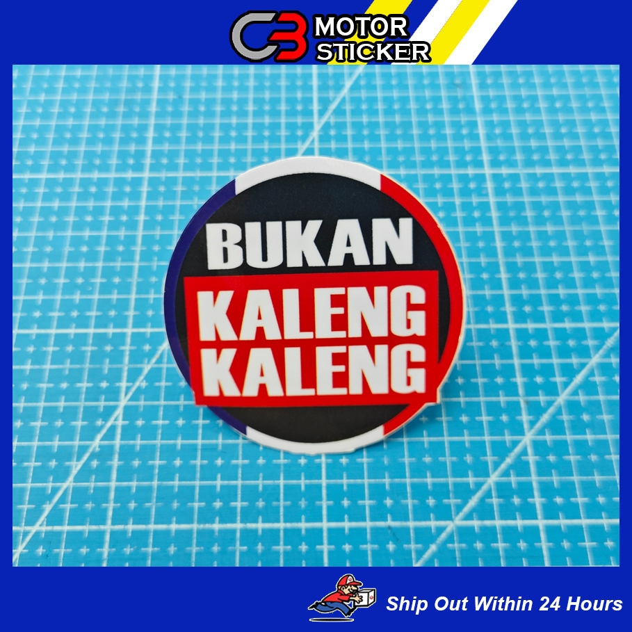 BUKAN KALENG KALENG STICKER MOTOR / M273 | Shopee Malaysia