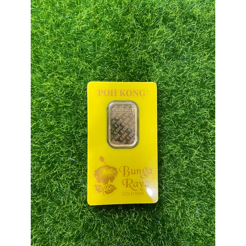 10G Gold POHKONG Bunga Raya | Shopee Malaysia