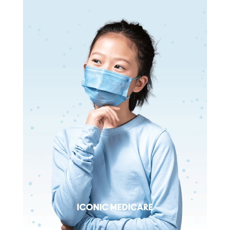[Kid] 3-Ply Ocean Blue Medical Face Mask (50pcs) | Shopee Malaysia