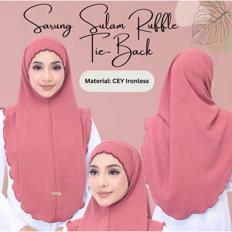 KHIMAR SULAM RUFFLE BARU Hot Sale .. | Shopee Malaysia