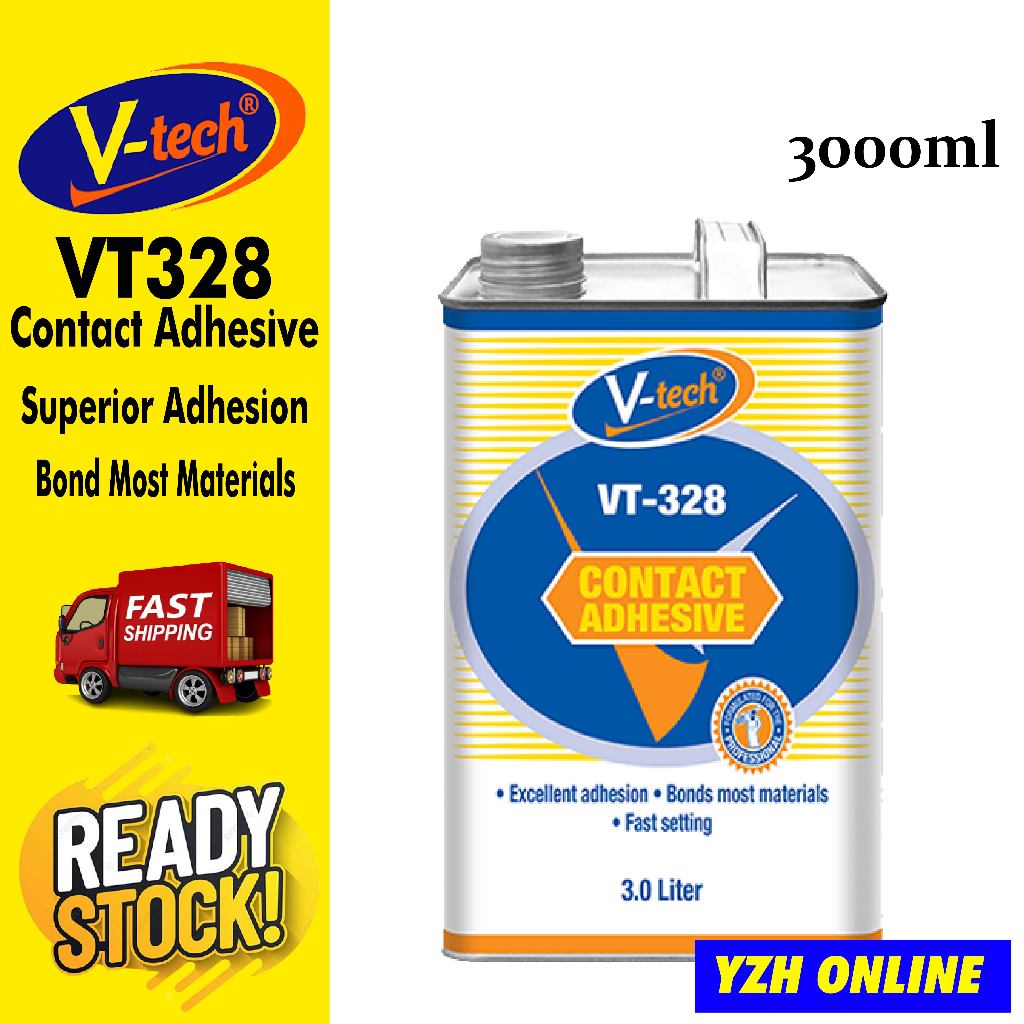 Vtech Contact Adhesive Gam 250ml / 3L VT328 Gum Carpet, kasut, tayar ...