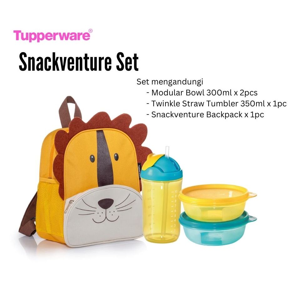Tupperware Kids Lunch Set with Bag Snackventure | Shopee Malaysia