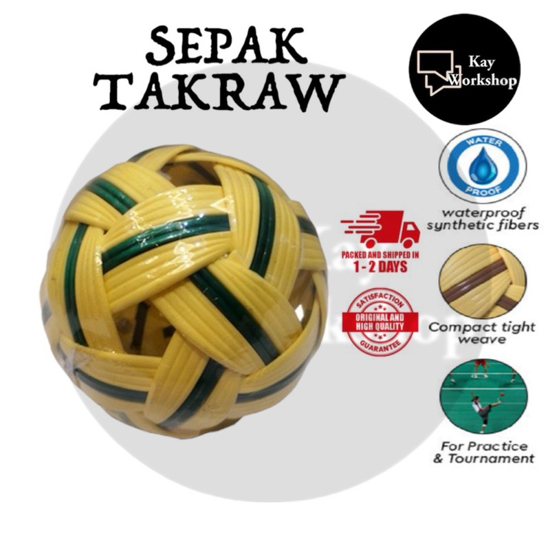 BOLA SEPAK TAKRAW / SEPAK RAGA BALL THAILAND (READY STOCK) | Shopee ...