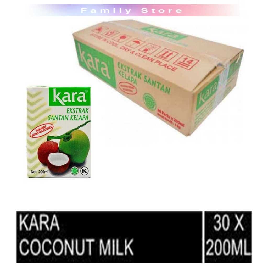 Kara Ekstrak Santan Kelapa 200ML x 30 [Carton] / Coconut Milk [Halal] [READY STOCK] | Shopee ...