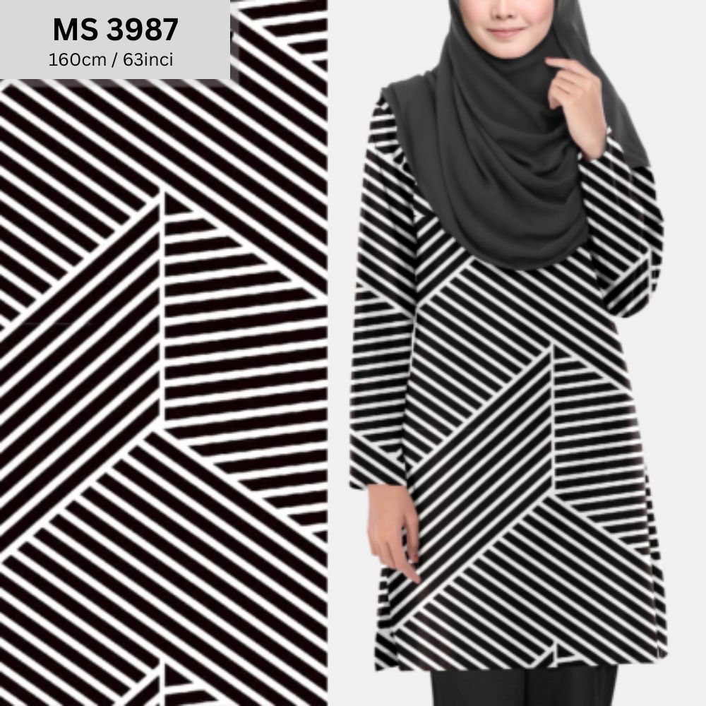 Kain Pasang Merdeka Knit Fabric Milk Silk Corak Merdeka Theme National ...