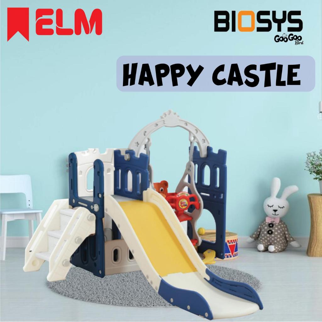 [ELM] GooGoo Bird Happy Castle Playground Swing & Slide Playset For ...