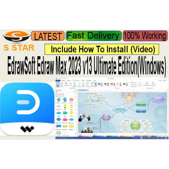 EdrawSoft Edraw Max 13 Ultimate Edition (2023) [LIFETIME & FULL WORKING ...