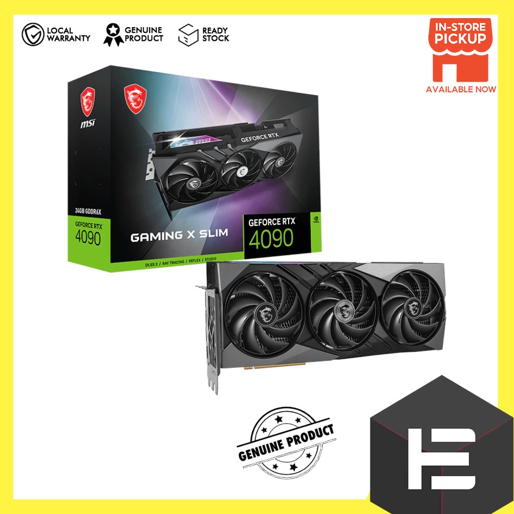 MSI GeForce RTX 4090 Gaming X Slim 24G GDDR6X # 4090 GAMING X SLIM 24G ...
