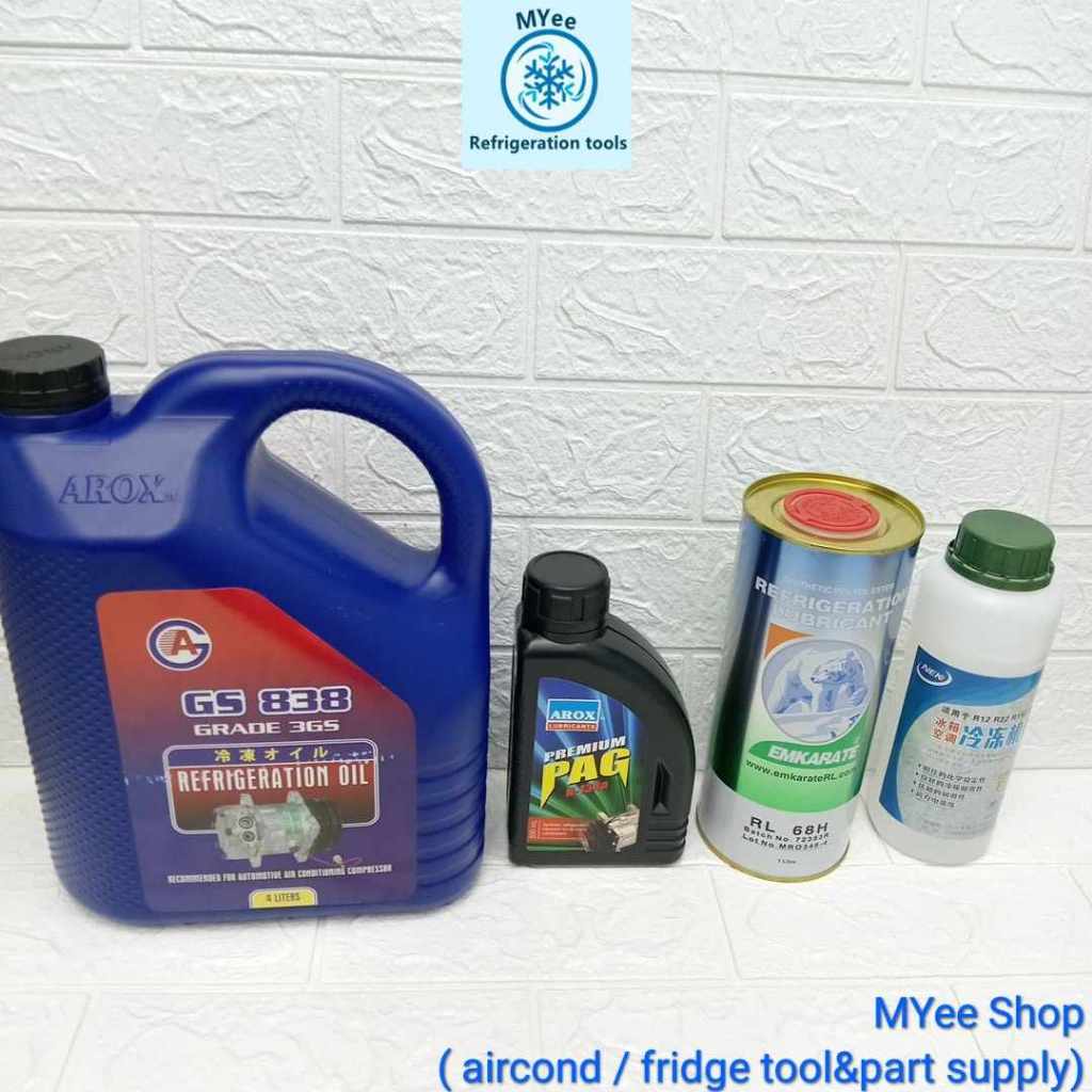 aircond refrigerant gas oil compressor motor lubricant sysnthetic ...