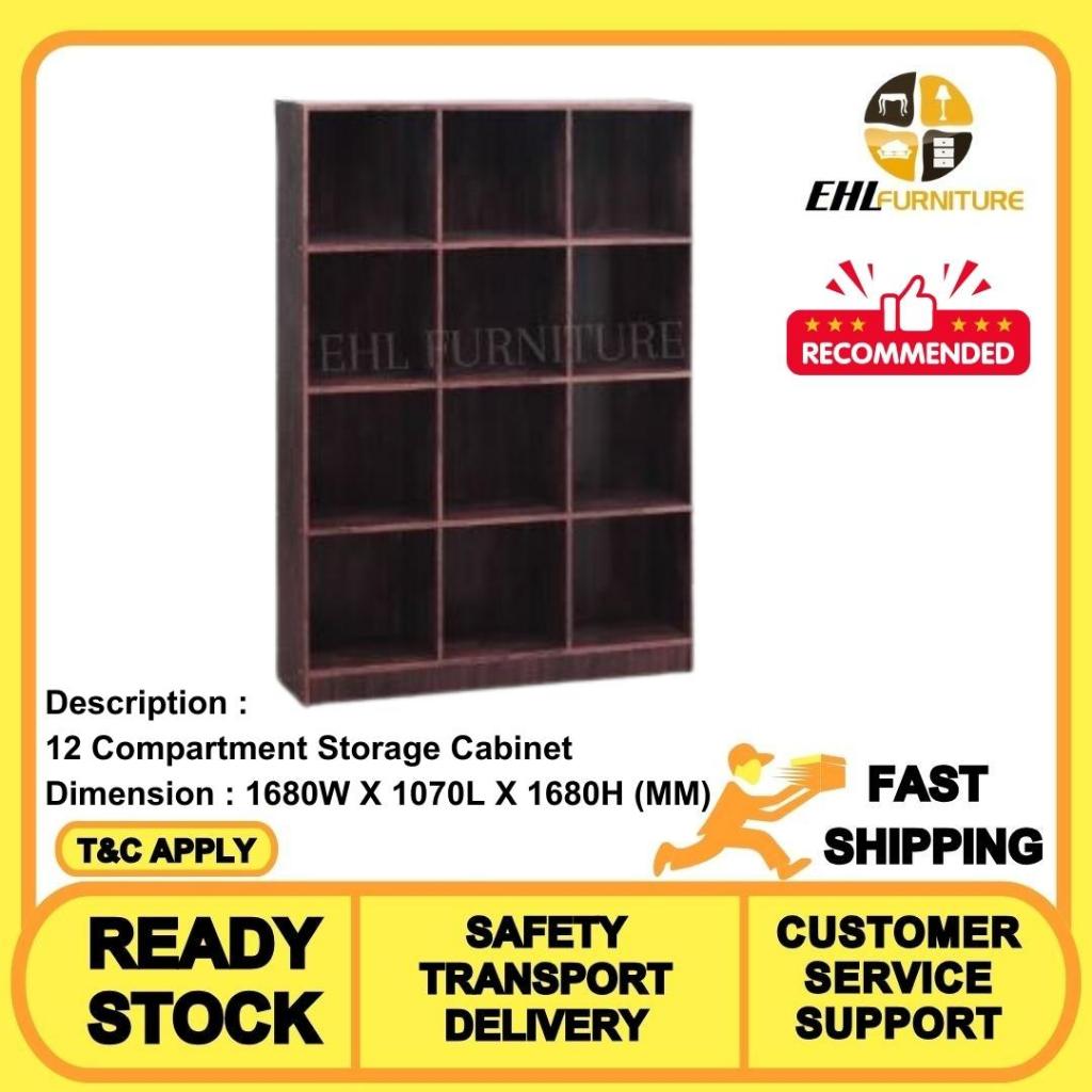 EHL FURNITURE - File/Book Utility Shelf / Multipurpose Storage/Open ...