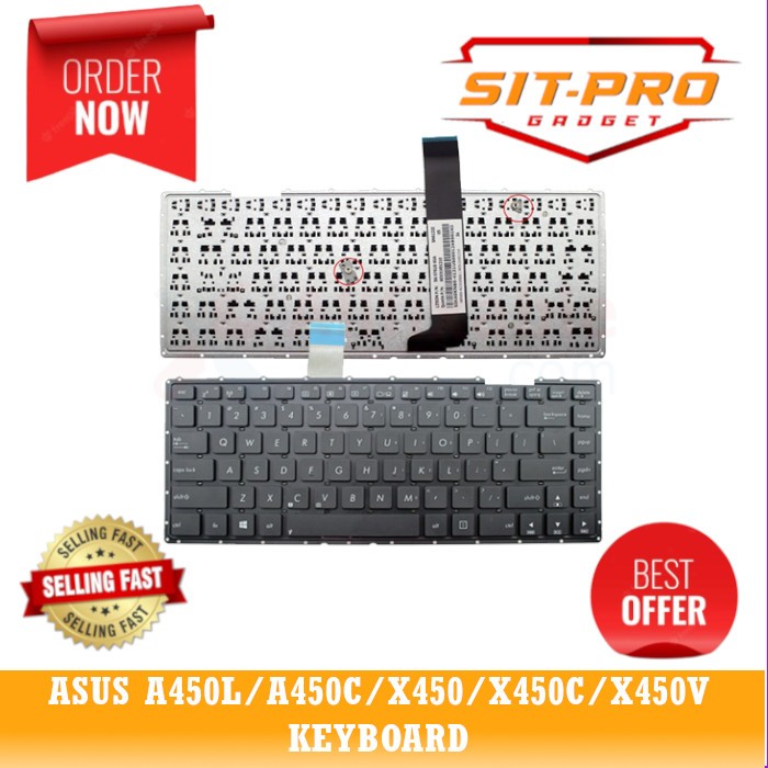 LAPTOP ASUS A450L/A450C/X450/X450C/X450V KEYBOARD | Shopee Malaysia