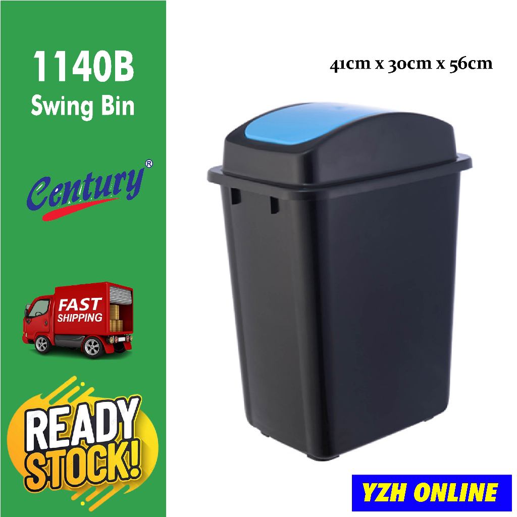 Century Swing Bin 40Litre 1140B / Random Colour cover / Dustbin ...