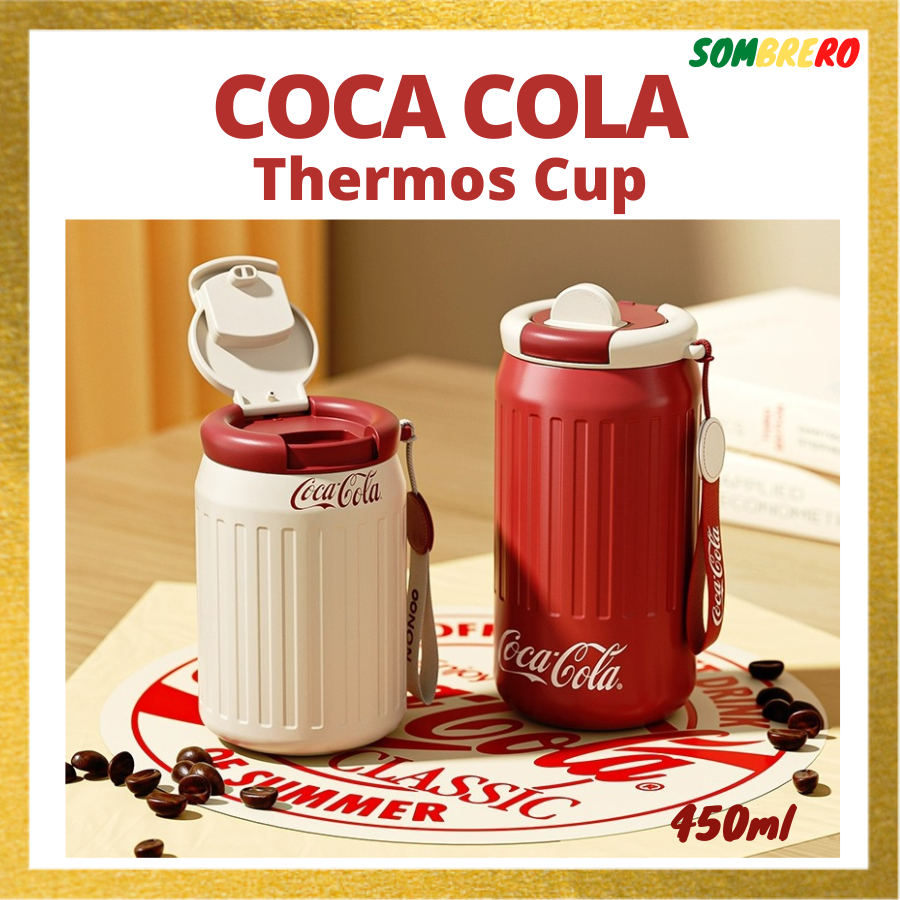 Thermos Cup Tumbler Flask Coca Cola Coffee Cup Water Bottle 316 ...